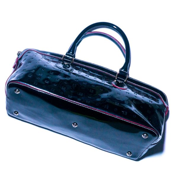 Arcadia | Bags | Arcadia Black Patent Leather Purse | Poshmark